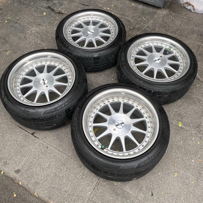 Jual Velg BMW Hartge Supercopy R17 5x120 + ban for e36 e46 e90 RARE ...
