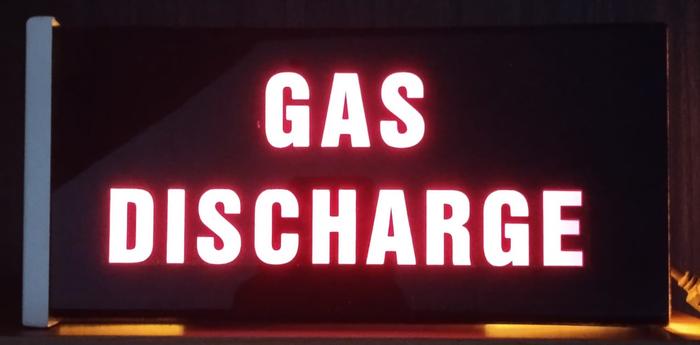 Jual " EVACUATE AREA " & " GAS DISCHARGE " Sign Lamp for Fire ...