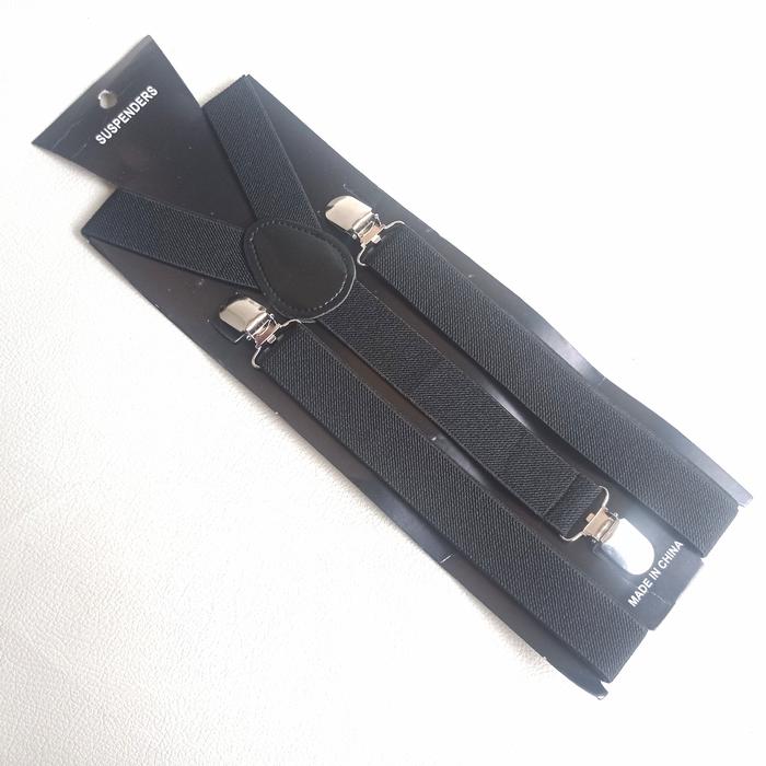 Jual suspender bretel pria dan wanita elastis model Y - Biru - Jakarta ...