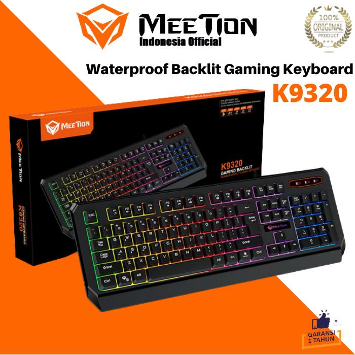 Jual MeeTion Waterproof Backlit Gaming Keyboard MT K9320 Keyboard Game ...
