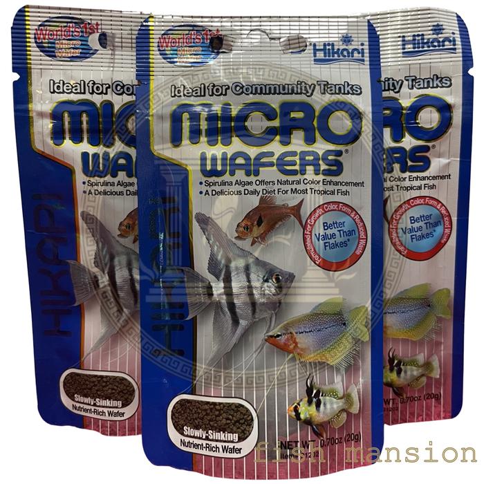 Jual HIKARI micro wafers 20gr 20 gram pakan ikan hias pelet makanan ...