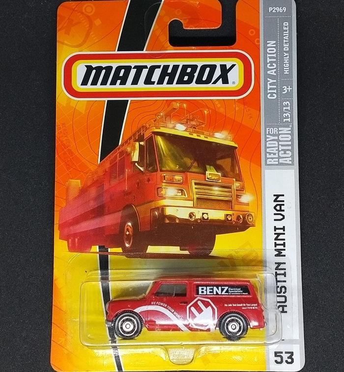 Jual MATCHBOX - AUSTIN MINI VAN [2008] RED-CITY ACTION - BUKAN MINI ...