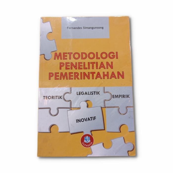 Jual Buku METODOLOGI PENELITIAN PEMERINTAHAN. BY. FERNANDES ...