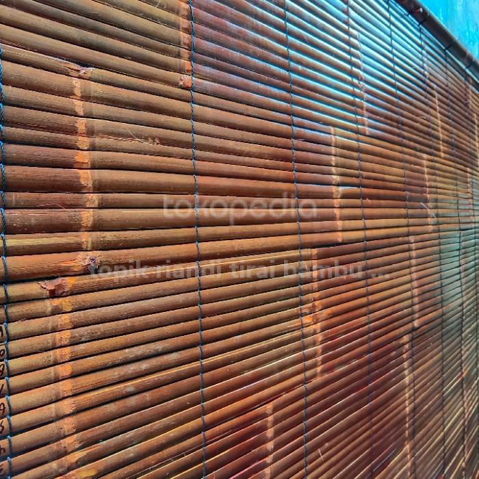 Jual Tirai Bambu 100x200 Kulit Sudah Vernis Krei Bambu Outdoor - L-1m X ...