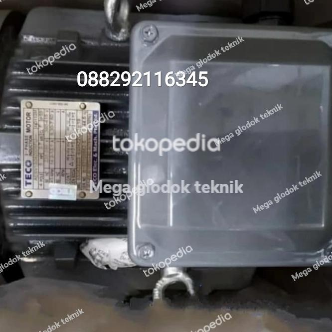 Jual (MGT)Dinamo Elektro Motor Teco AESV1S 3.7 KW 5 HP 5PK 3Phase 4P/B3 - Jakarta Pusat - Mega ...
