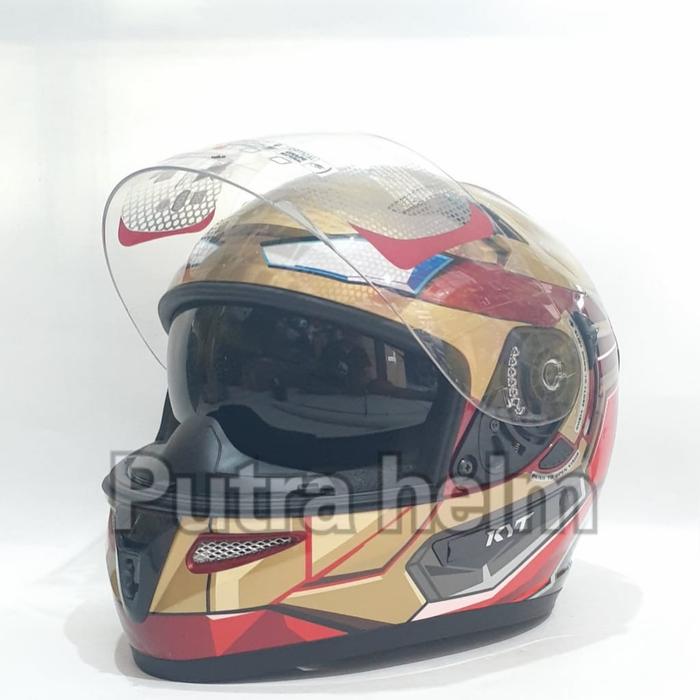 Jual HELM KYT K2 RIDER MARVEL IRON MAN RED GOLD - M - Jakarta Selatan ...