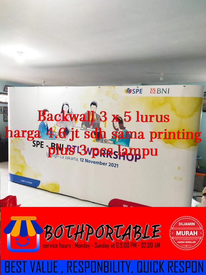 Jual Backwall 3 x 5 straight inc print khusus instant luar daerah ...