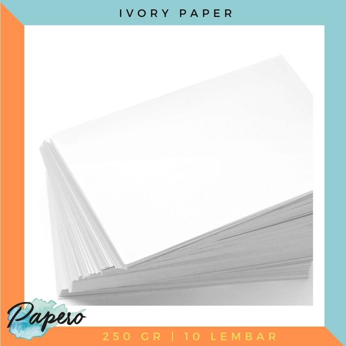 Jual Kertas Ivory 250 gr A4 - Kota Tangerang Selatan - Papero Shop ...