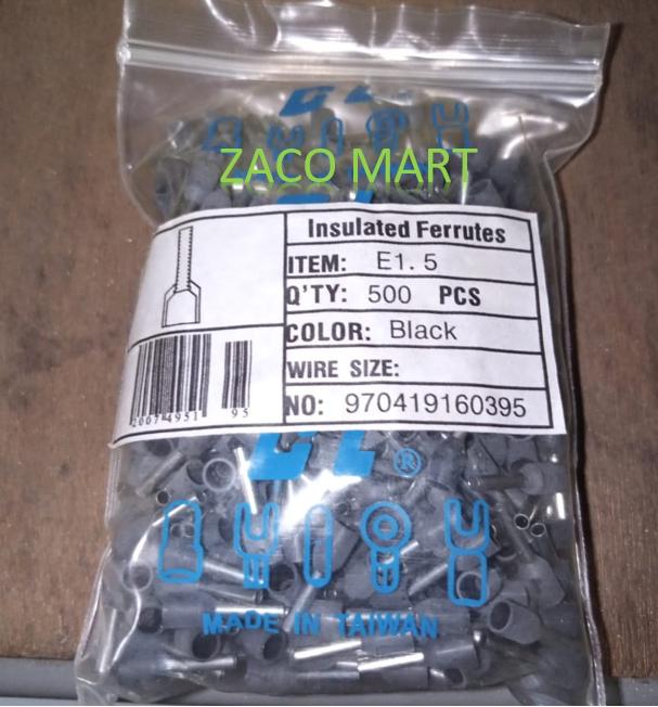 Jual Skun Ferrules 1,5mm Hitam E 1.5 - Bahan Kuat - Jakarta Pusat ...