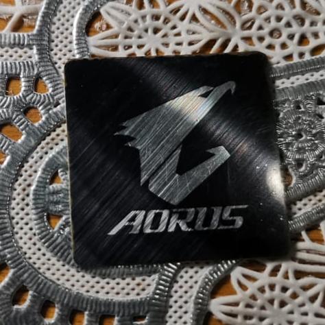 Jual Sticker Ori Noctua Corsair Aorus badge emblem Stiker PC original ...