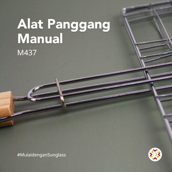 Jual Panggangan Ikan Stainless Bbq Penjepit Daging Bakar Ayam Griller ...