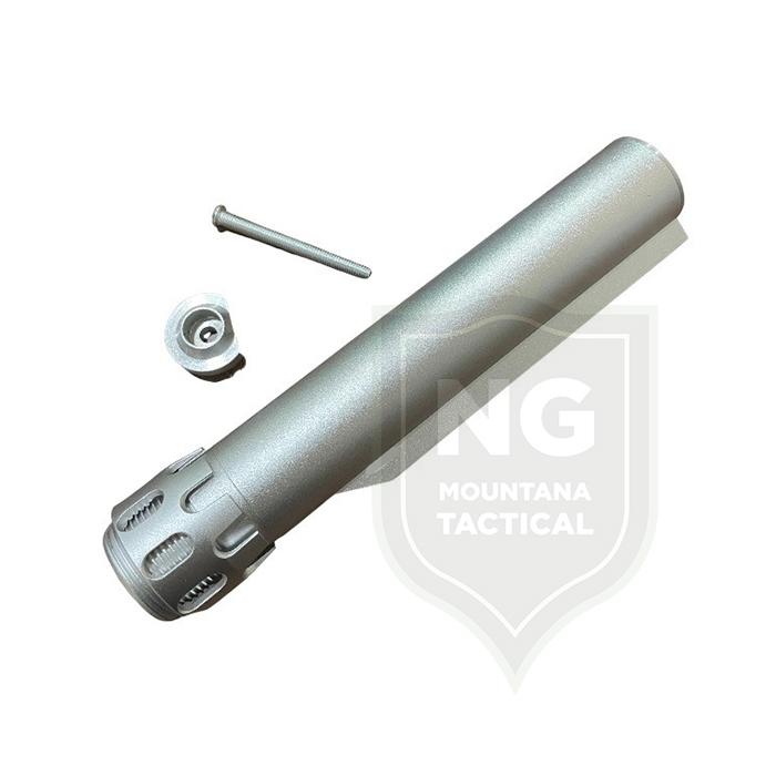 Jual Tubular Popor CNC Alumunium M4 AR15 Tactical Buttstock Model 2021 ...