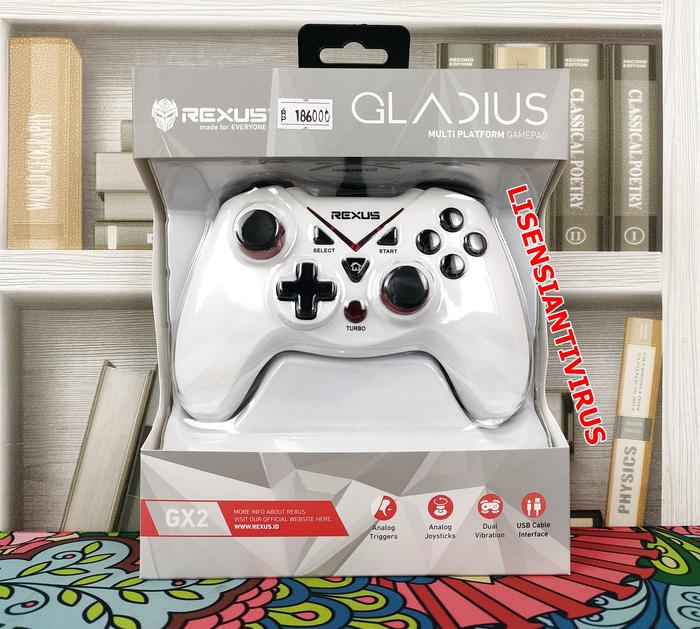 Jual Stick Stik Gamepad Rexus Gladius GX2 Snow White Special Edition ...