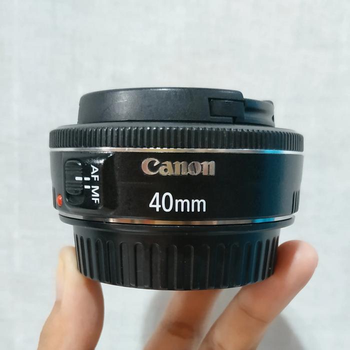Jual SECOND Lensa Canon 40mm STM f/2.8 Fix Fixed Prime Lens EF 40 mm f ...