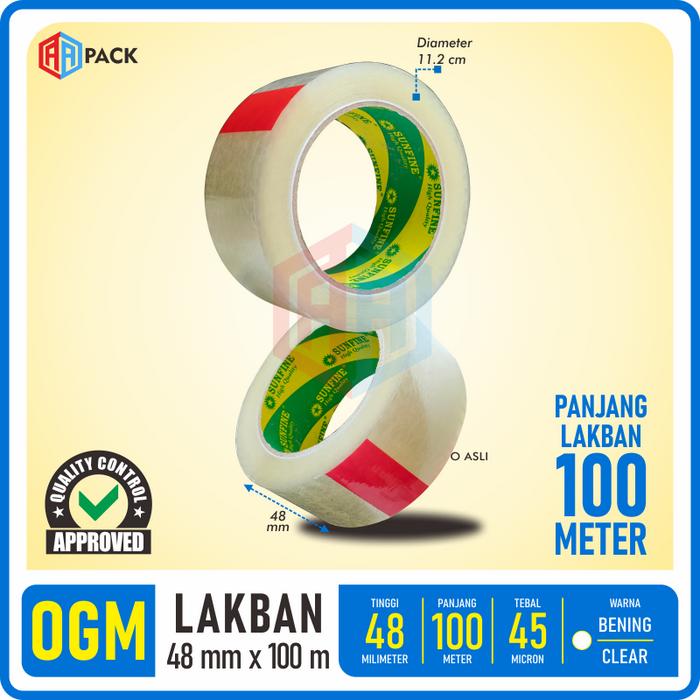 Jual Lakban / Opp Tape 48mm x 100 yard - Bening / Clear - Jakarta Barat ...