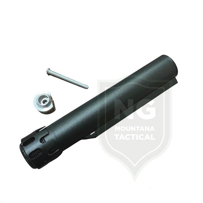 Jual Tubular Popor CNC Alumunium M4 AR15 Tactical Buttstock Model 2021 ...