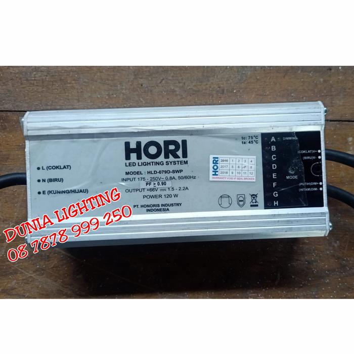 Jual Hori Led Driver 120w Hld-079d-swp Travo Balast Hori 120watt Pju ...