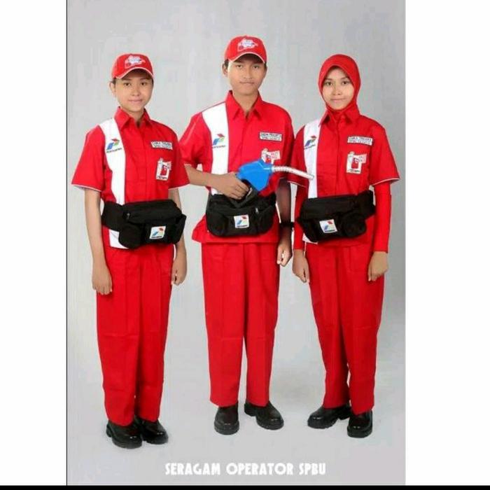 Jual seragam spbu plus topi - operator pria, XXXL - Kota Tangerang ...