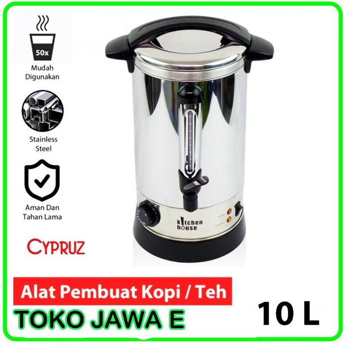 Promo Water Boiler Coffee Maker Electric Coffee Boiler 10 L Cypruz CM ...