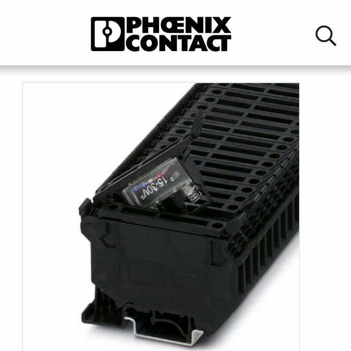 Jual Fuse Modular Terminal Block - PHOENIX CONTACT UK 5-HESILED 24 ...