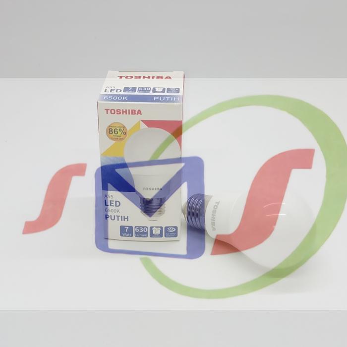 Jual Lampu LED Bulb 7watt 6500/3000K Merk TOSHIBA - Putih - Kota ...