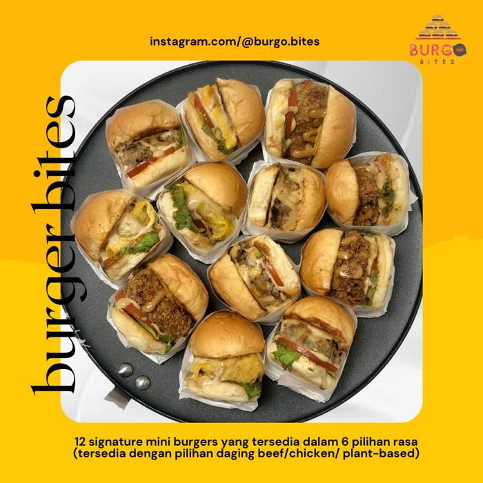 Jual (Pre-order) Burger Bites / Premium Mini Burger - Box of 12 ...