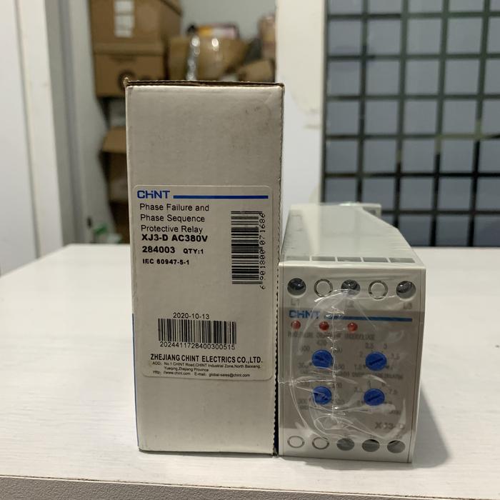 Jual phase failure relay chint XJ3-D Chnt xj3d 380v ac over under ...