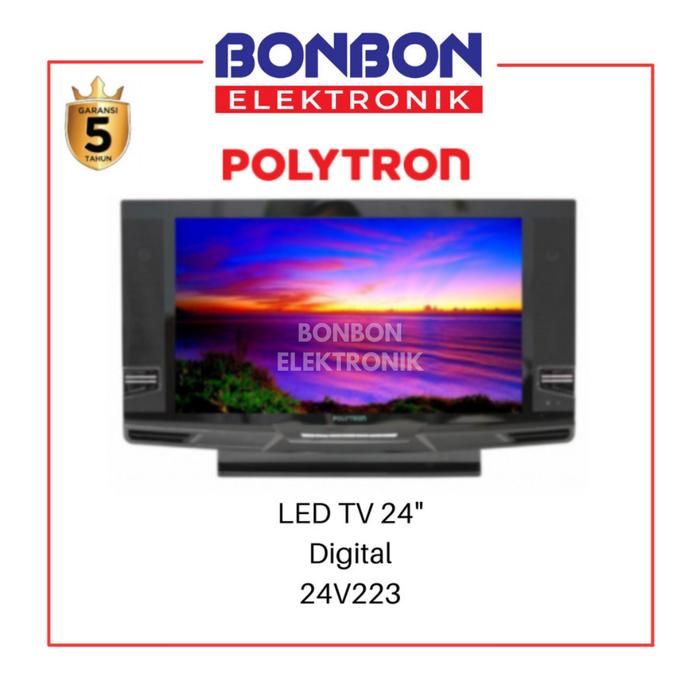 Promo Polytron LED Digital TV 24 Inch PLD 24V223 DVB-T2 Cicil 0% 3x ...