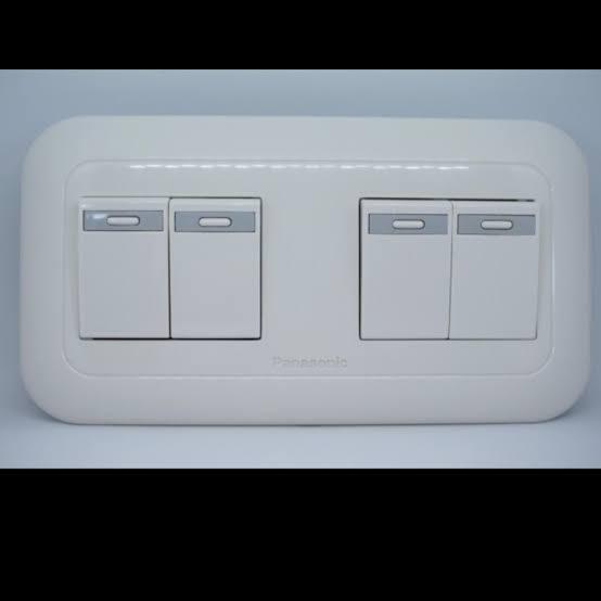 Jual saklar 4gang seri panasonic wej78049 + wej5531 4mata - Jakarta ...