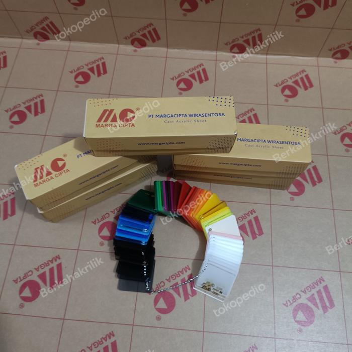 Jual Katalog Warna Akrilik Mc/contoh Warna Akrilik Mc/sample Warna Mc ...