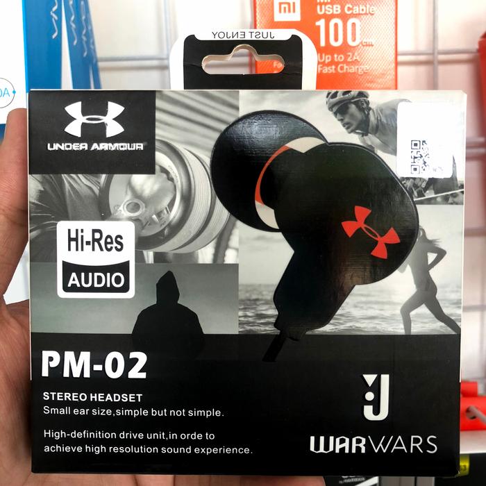 Jual Headset Bass Booster Earphone Stereo With Mic High Definition ...