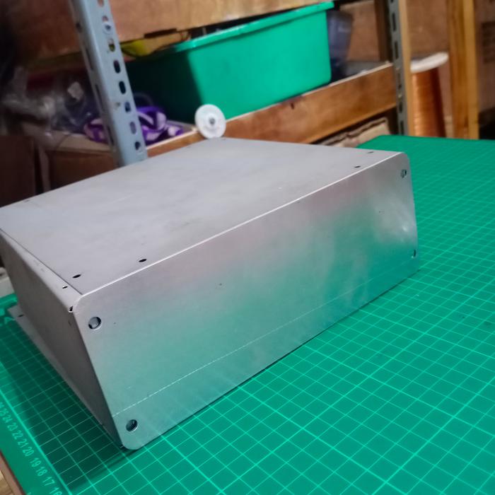 Jual box casing polos plat besi panel alumunium untuk radio ampli ...