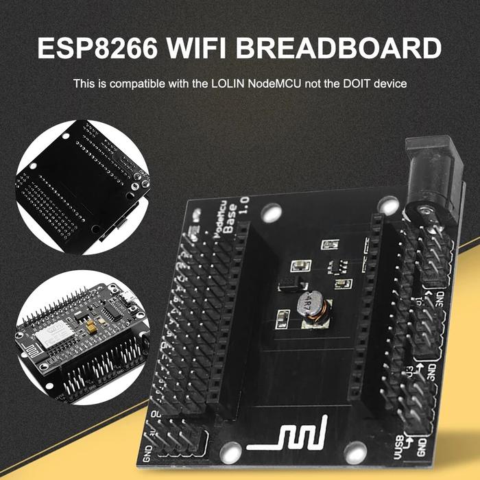 Jual HW-389 NodeMCU V3 CH340 WiFi ESP8266 GPIO Expansion Board Base Shield - Kota Batam - DI ...