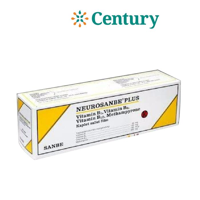 Jual NEUROSANBE PLUS 1 STRIP ISI 10 TABLET/VITAMIN B/VITAMIN SYARAF ...