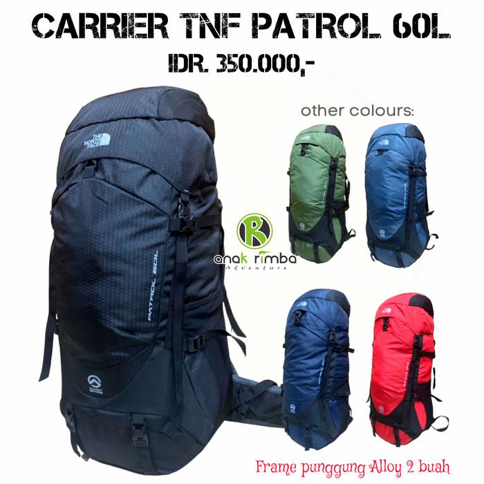 Jual TAS CARRIER 60 LITER TNF PATROL - Kab. Sleman - Anak Rimba ...