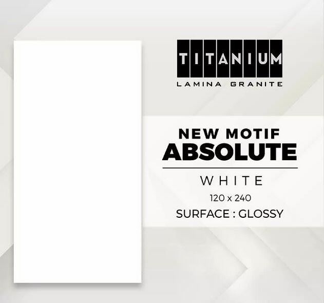 Jual Titanium Absolute White Glossy uk. 120x240 | LAMINA GRANITE TILES ...