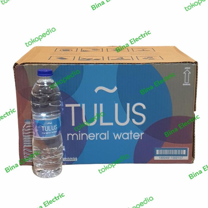 Jual Air Mineral TULUS 600ml 24 Botol Mineral Water TULUS PH 8 Alami 1 ...