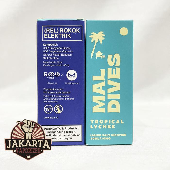 Jual [SALT] FOOM MALDIVES TROPICAL LYCHEE SALTNIC 30ML BY FOOM X MILDOS ...