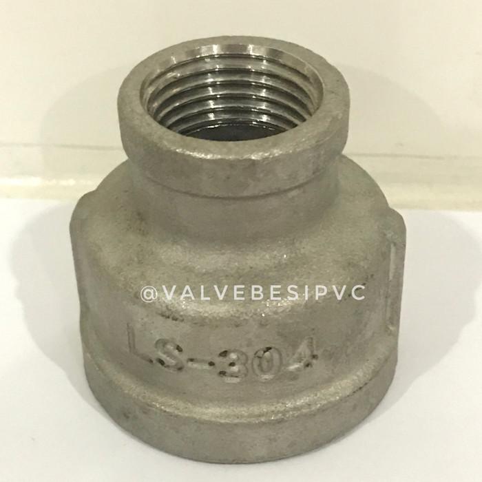 Jual Vlok sock / reduser/ reducer stainless 3x2" - Jakarta Pusat ...