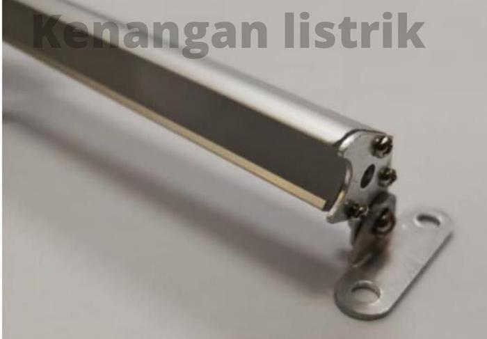 Jual Kap Lampu Batangan Alumunium Panjang 1Meter rumah lampu strip led ...