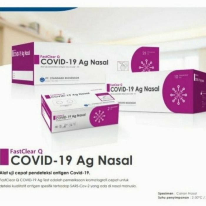 Jual Alat Swab Antigen Biosensor Fastclear Nasal Isi 25pc Di Seller ...