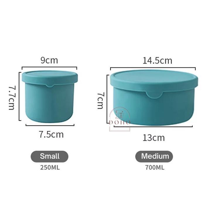 Jual DOHO LUNCH BOX - Silicone Bowl / Silikon Bento Box - Tosca, Medium ...
