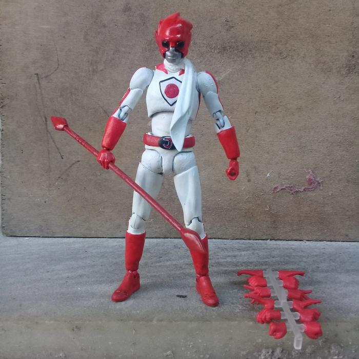 Jual action figure custom shf japan battle fever j power ranger sentai ...