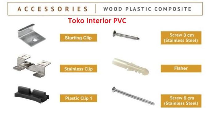 Jual JOIST WPC SIDE COVER WPC STAINLESS CLIP WPC STARTING CLIP PLASTIC ...