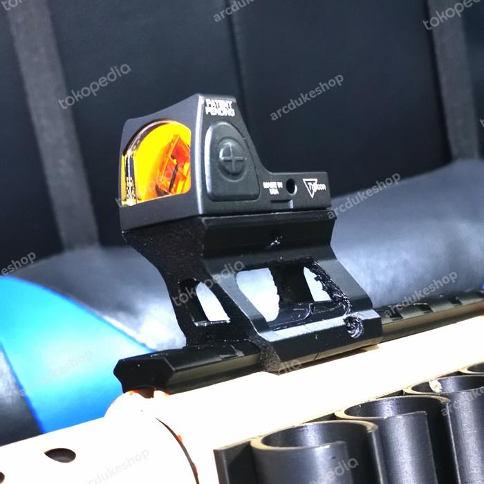 Jual riser picatinny mounting untuk mini red dot RMR, SRO, Vism Flip ...