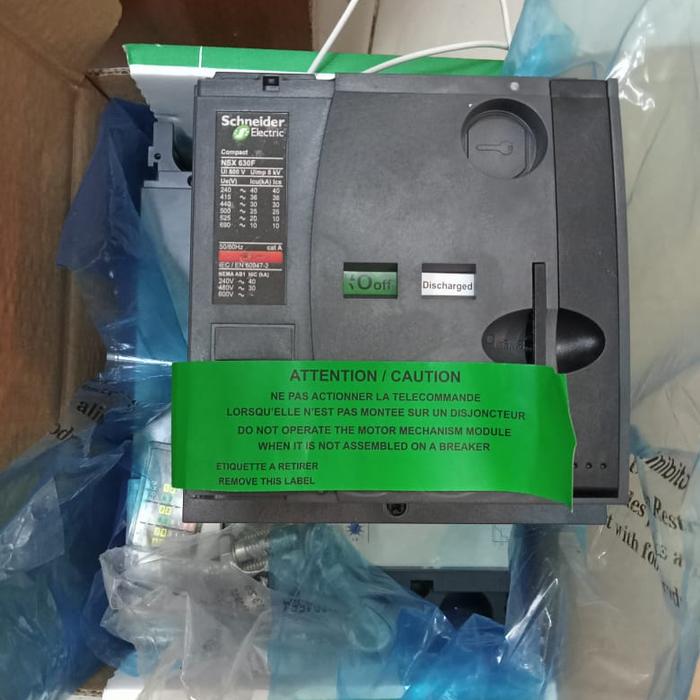 Jual SCHNEIDER MCCB NSX630F 4P 630A MOTORIZED LV432877 motor 630F ...