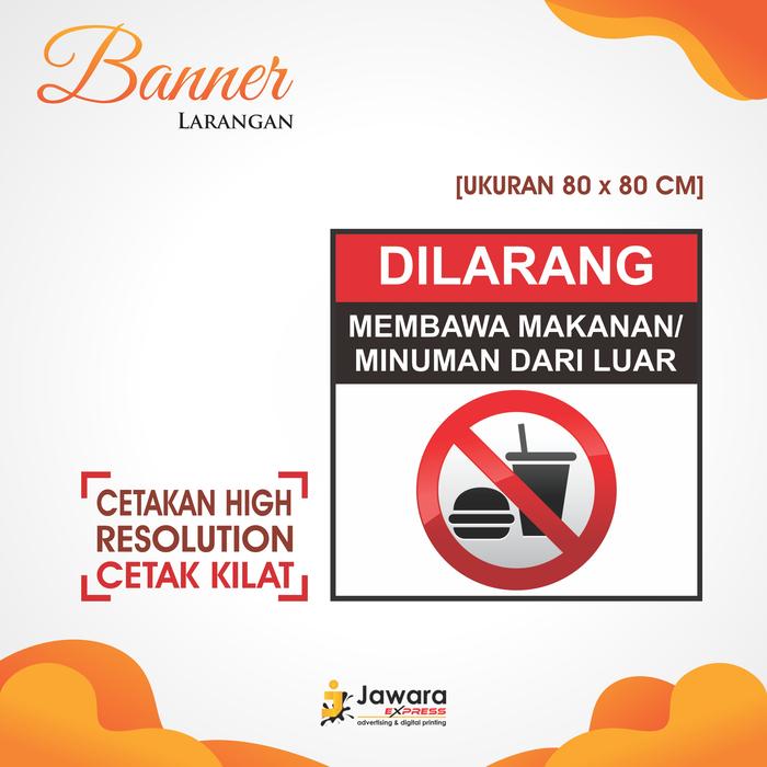 Jual CETAK SPANDUK / BANNER LARANGAN 1X1 TERMURAH - Kota Malang ...
