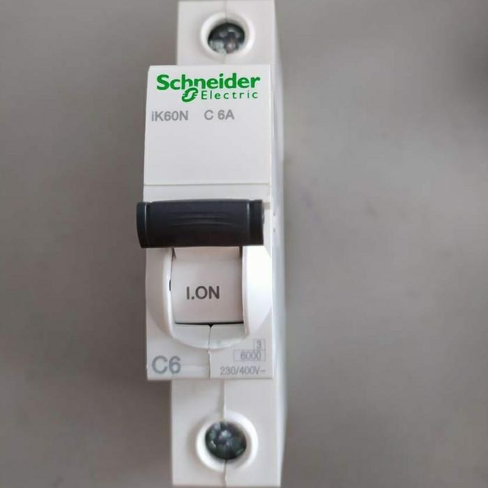 Jual MCB iK60N 1P 6A A9K24106 6kA Schneider - Kota Surabaya - Jagoan Listrik | Tokopedia