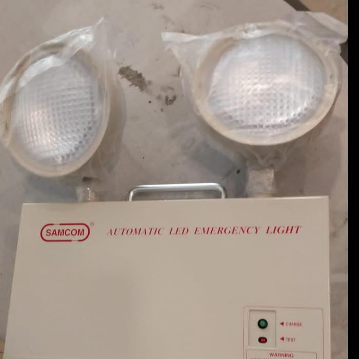 Jual Emergency Light SAMCOM ETL 208LED / Lampu Emergency LED / GOSEND ...