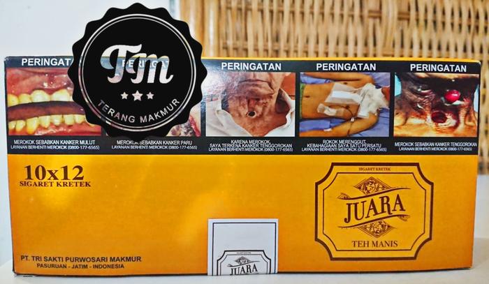 Jual Rokok JUARA Teh Manis Kretek 12 [SLOP/10 Bungkus] - Jakarta Barat ...